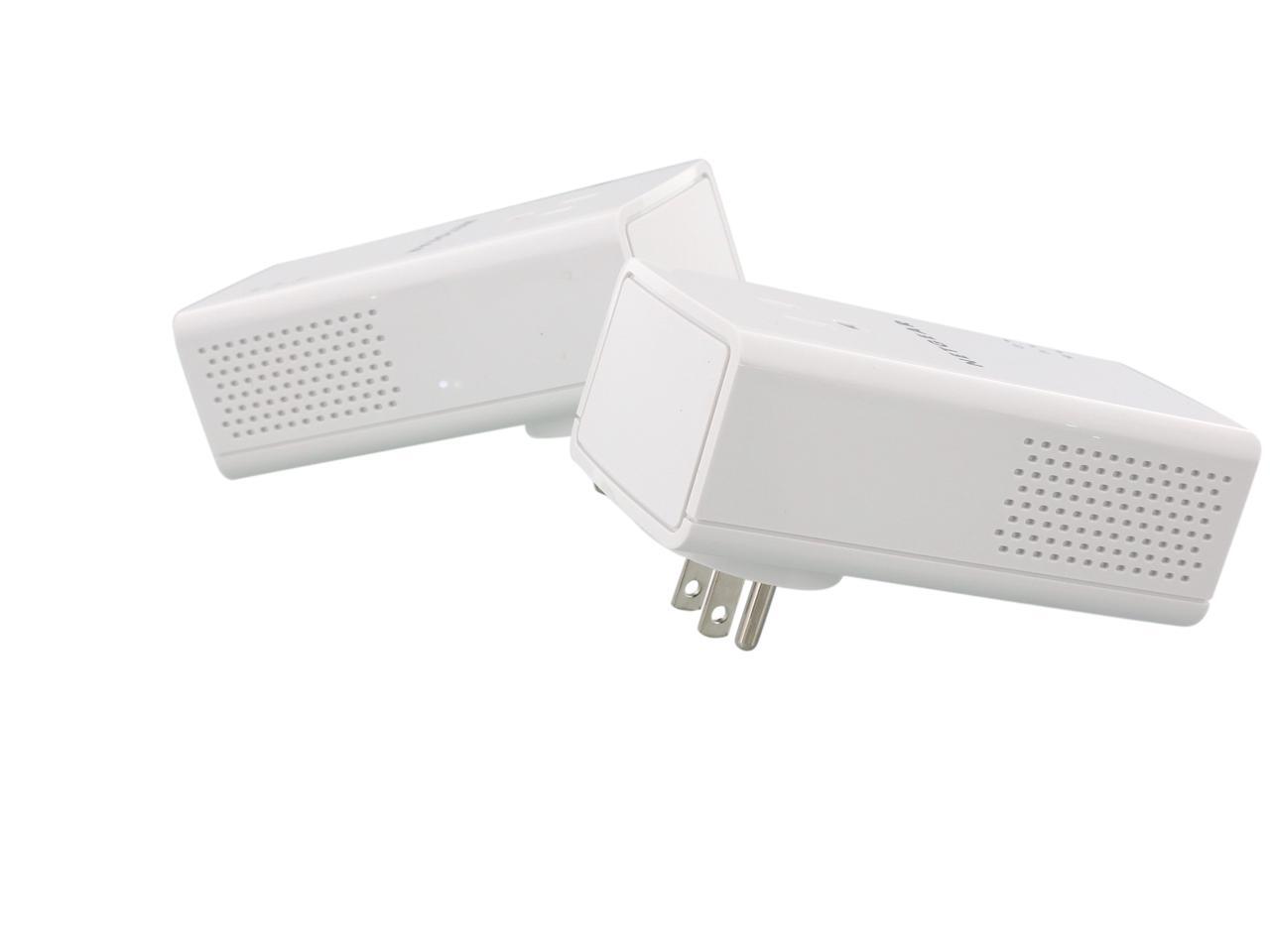 Netgear PLP1200-100PAS HomePlug AV2 MIMO AV1200 Powerline Gigabit ...