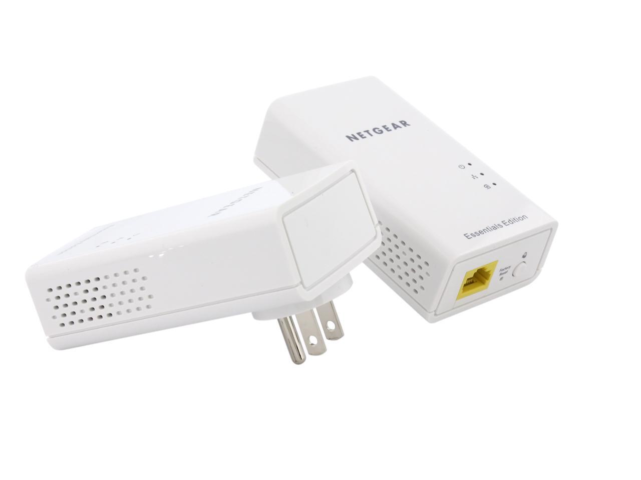 NETGEAR PL1010 Homeplug AV2 1 Gbps Powerline Kit, Up to 1000 Mbps ...