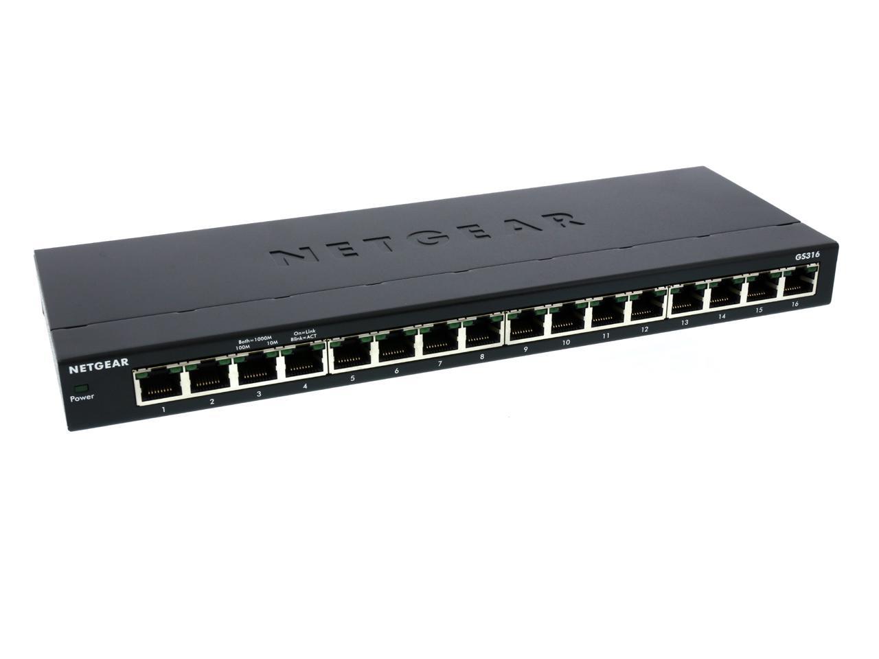 NETGEAR GS316 16-Port Gigabit Ethernet Desktop Switch - Newegg.ca