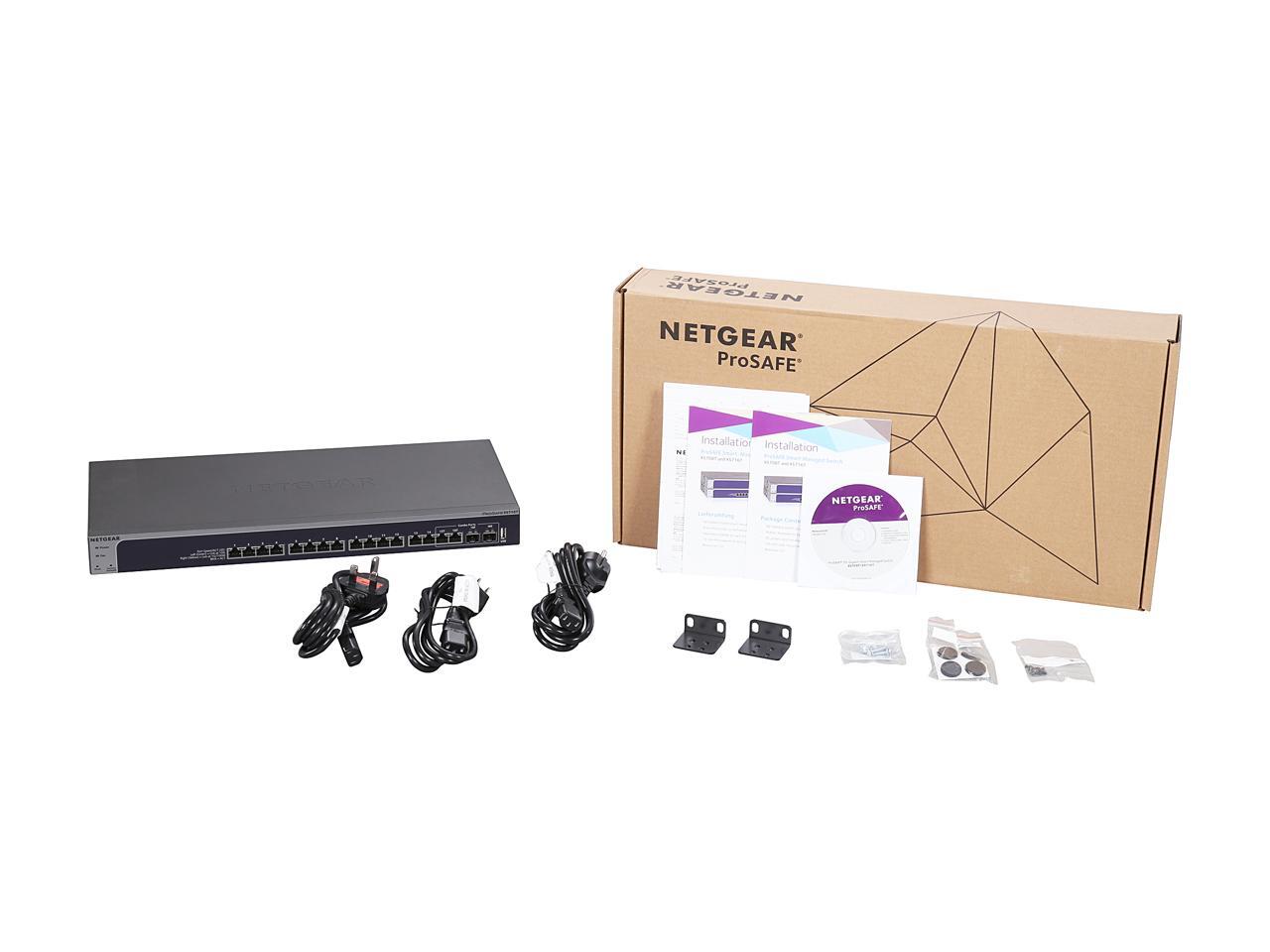 NETGEAR ProSAFE XS716T 16-Port 10-Gigabit Ethernet Smart Managed Switch ...