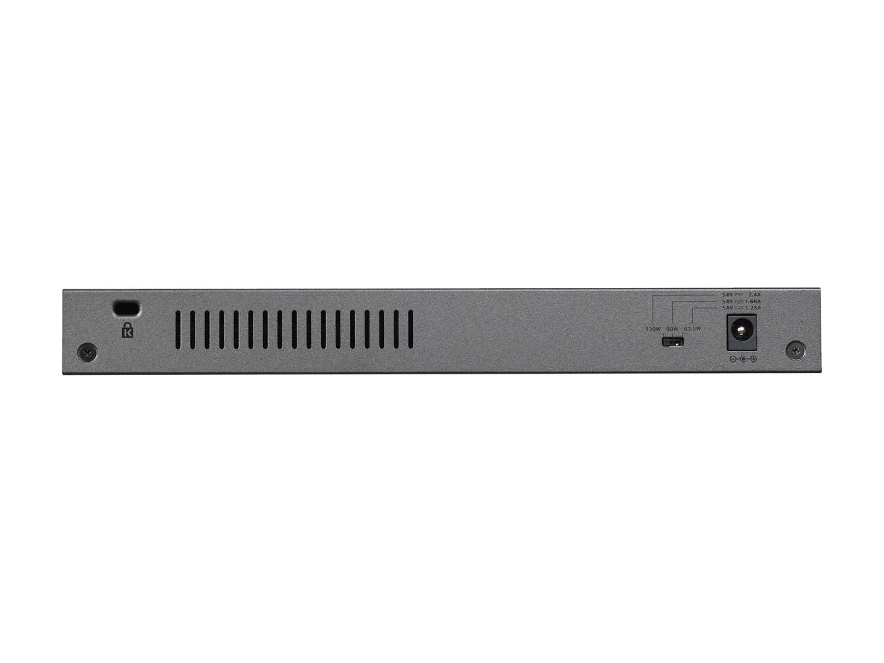 NETGEAR 8-Port Gigabit Ethernet High-power PoE+ Unmanaged Switch with ...