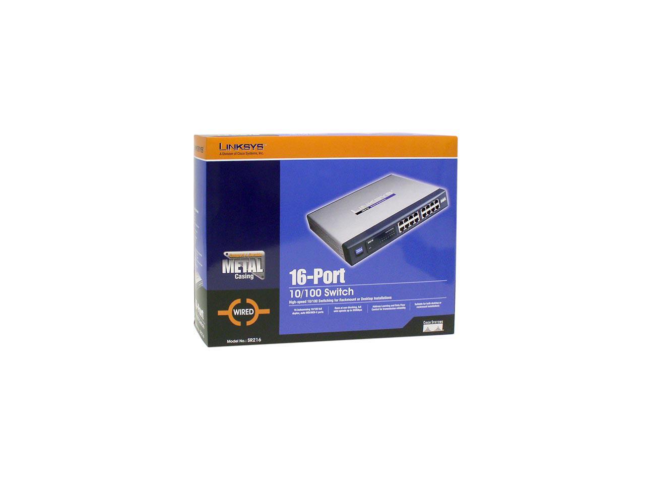 Cisco Small Business SR216 Switch - Newegg.com