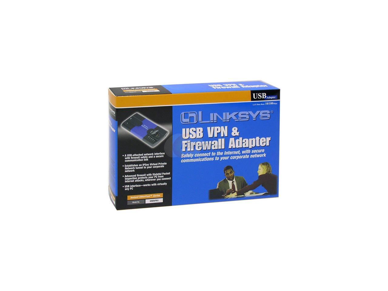 LINKSYS USBVPN1 1 x USB 1.1 VPN & Firewall Adapter - Newegg.com