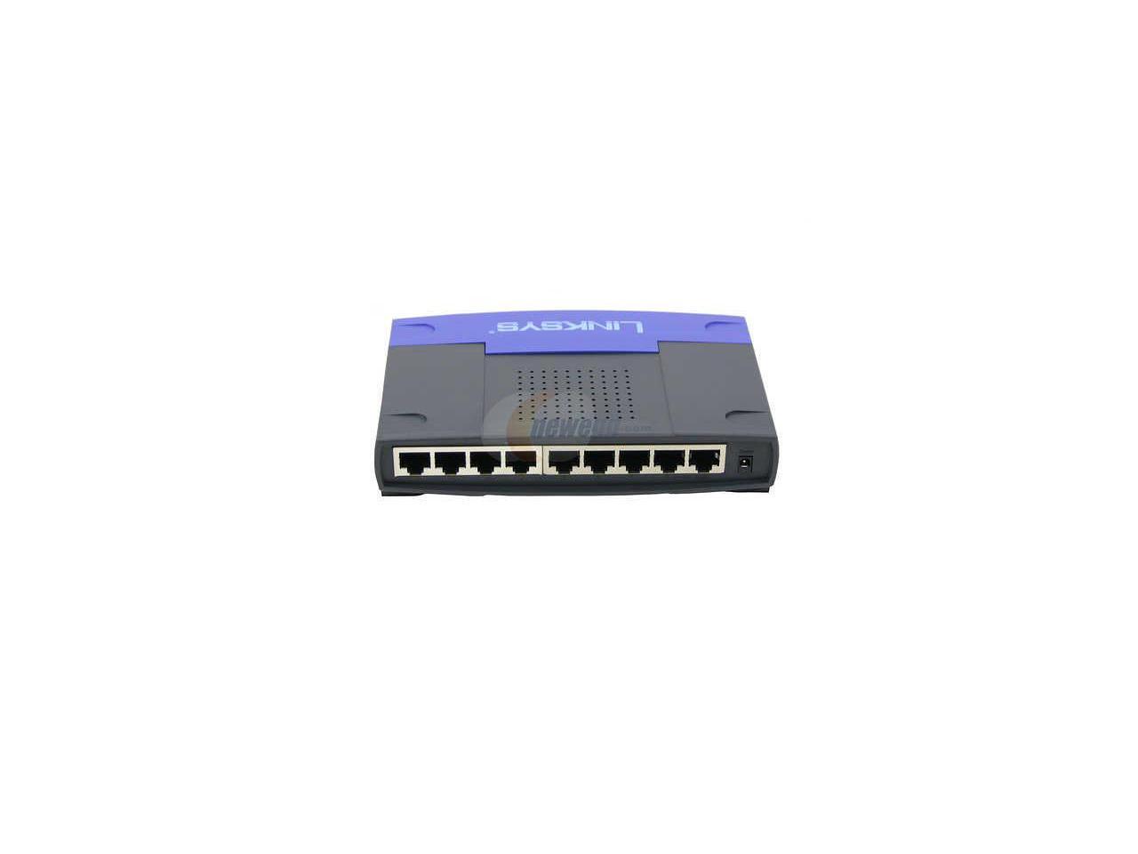 LINKSYS EFAH08W EtherFast 10/100Mbps 8 Port Auto-Sensing Hub - Newegg.com