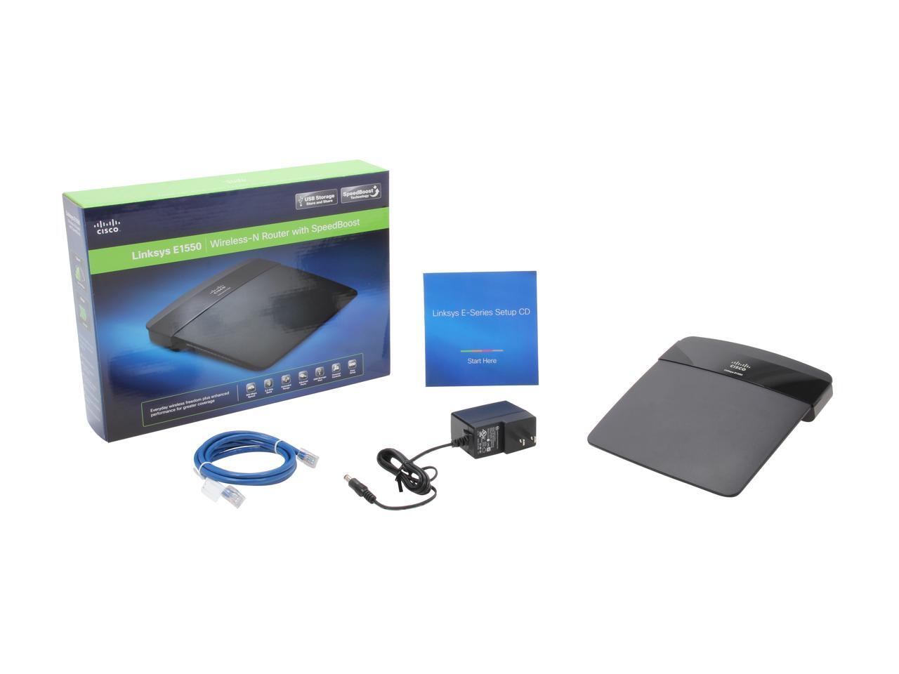 Linksys E1550 Wireless-N Router with SpeedBoost - Newegg.com