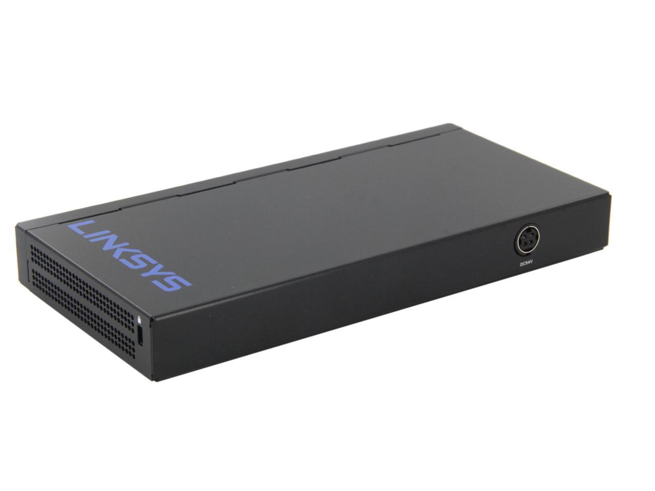 LINKSYS LGS108P 8-Port Business Desktop Gigabit with 4 PoE+ ports ...