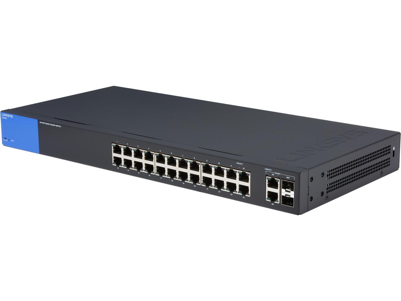 LINKSYS LGS326 26-Port Business Smart Gigabit Switch - Newegg.com
