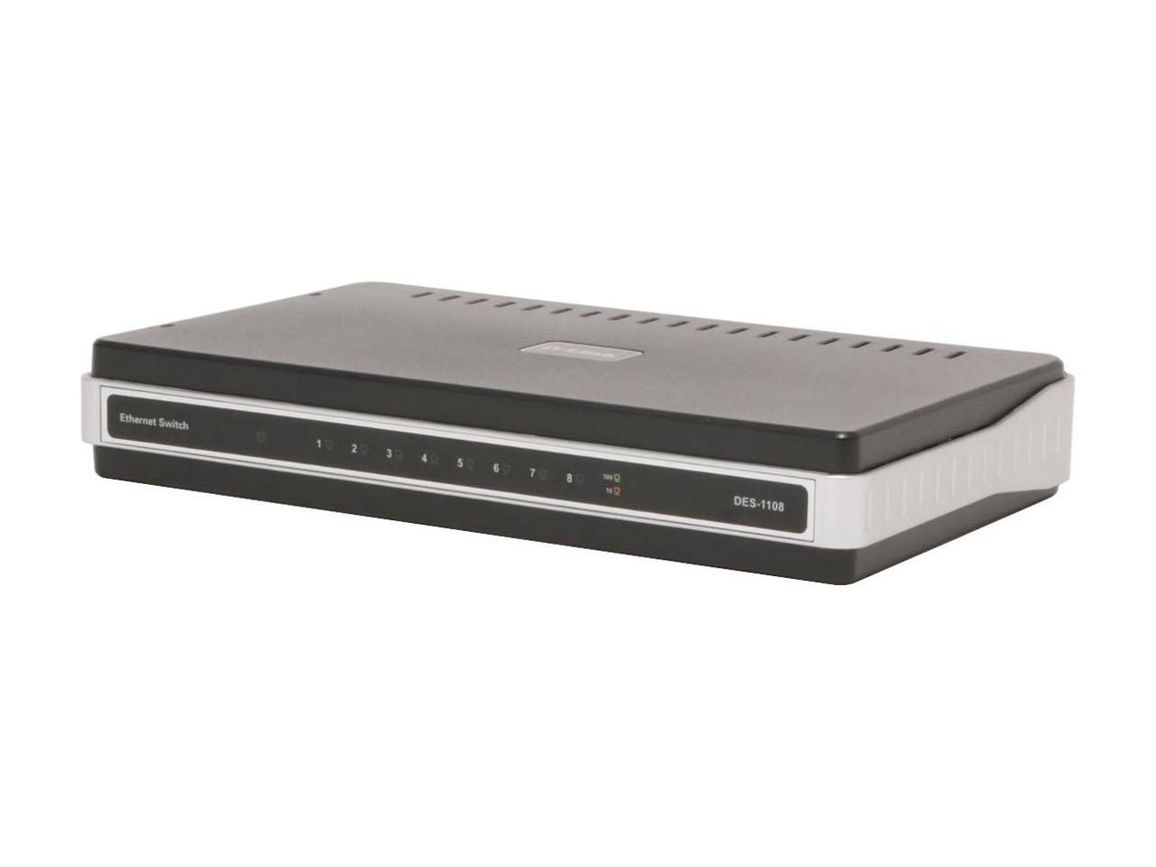 D-Link DES-1108 Desktop Switch - Newegg.com