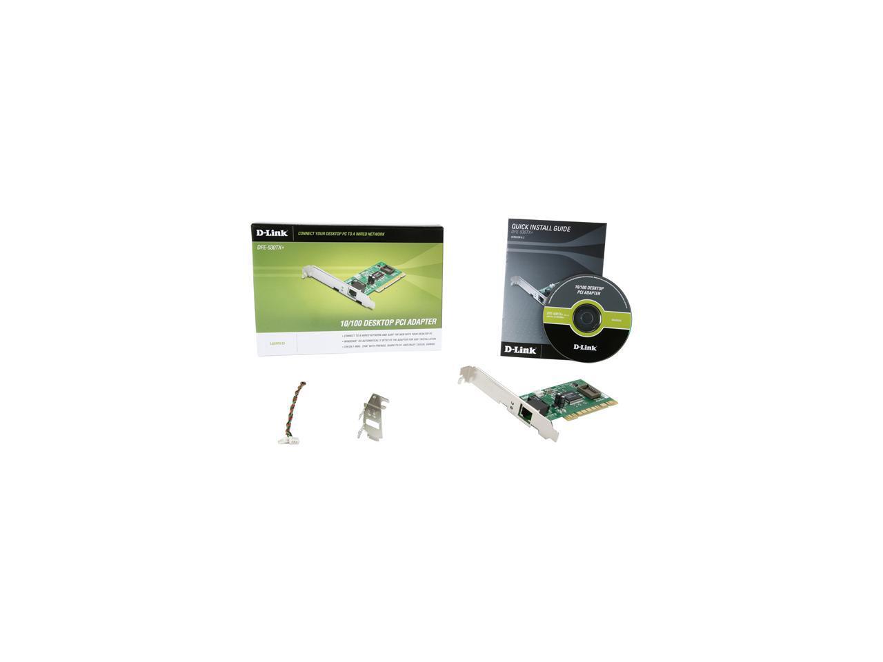 D-Link DFE-530TX+ PCI Fast Ethernet Adapter - Newegg.com