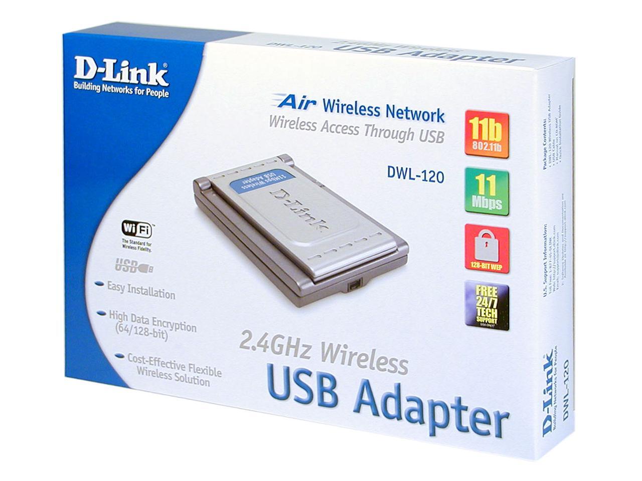 D-Link DWL-120 Mini USB to A-type Wireless Adapter - Newegg.ca