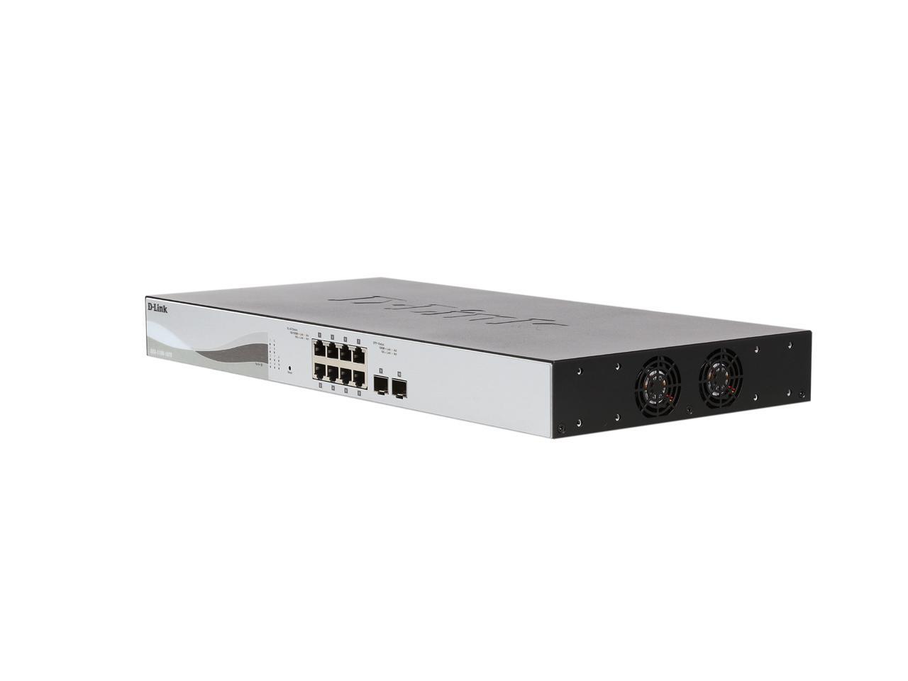 D-Link 10-Port 10-Gigabit Ethernet Smart Managed Switch - Newegg.com
