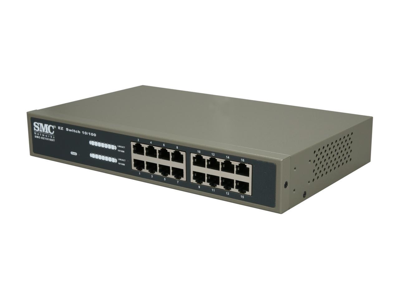SMC LG-ERICSSON EZNET-16SW Unmanaged 16 Ports Switches - Newegg.com