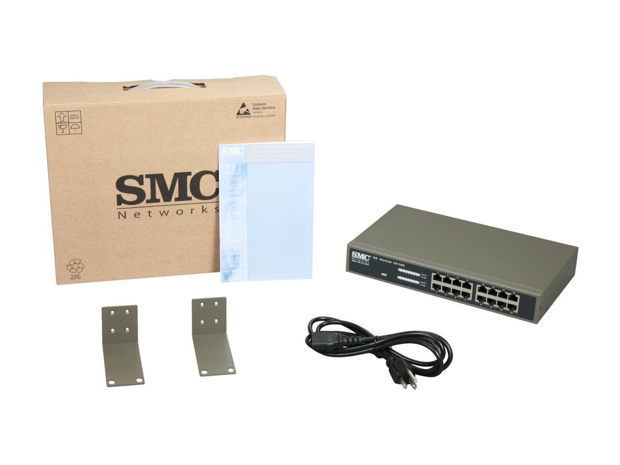 SMC LG-ERICSSON EZNET-16SW Unmanaged 16 Ports Switches - Newegg.com