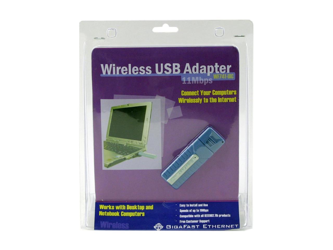 GIGAFAST WF741-UIC USB 1.1 Wireless Ethernet Adapter - Newegg.com