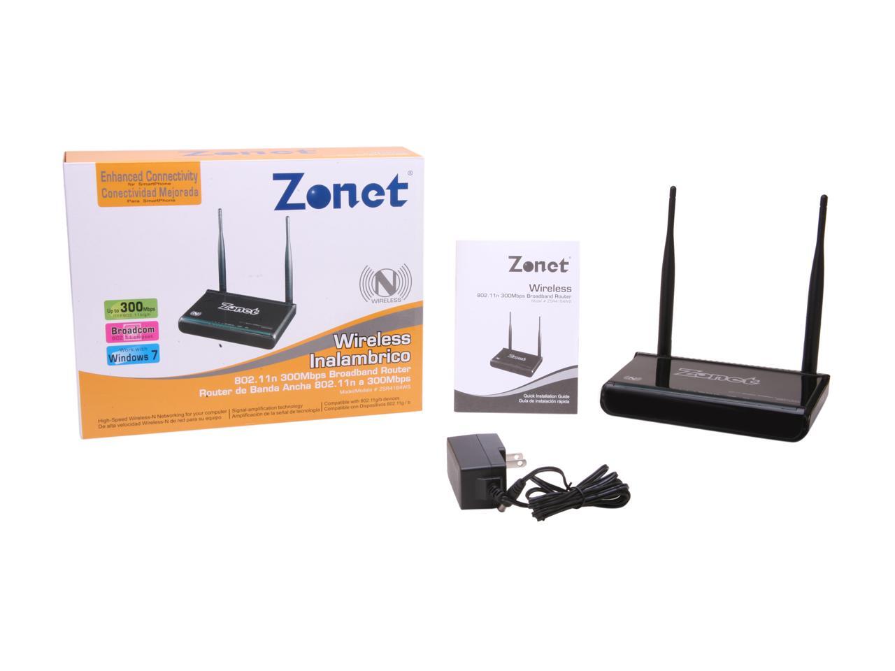 Zonet ZSR4164WS Wireless Broadband Router - Newegg.com