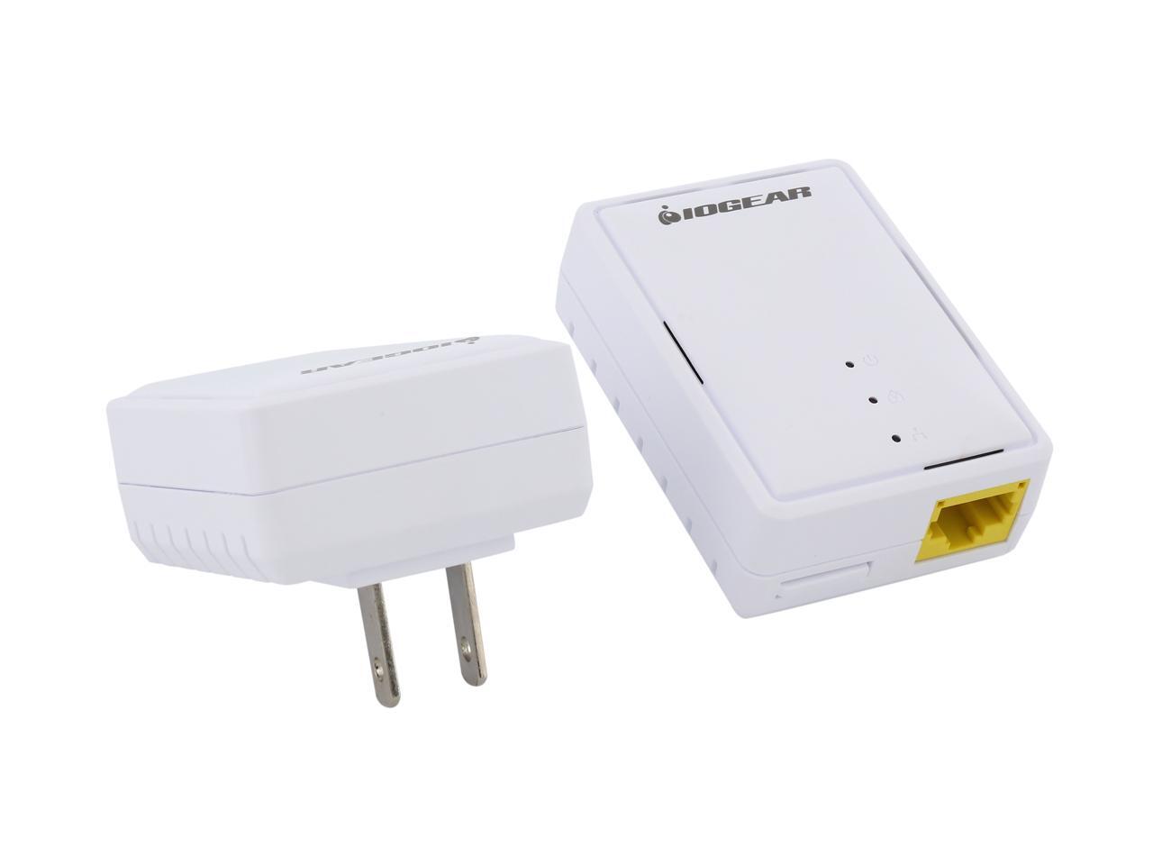 IOGEAR GPLB200K AV200 Powerline Nano Ethernet Bridge Kit - Newegg.com