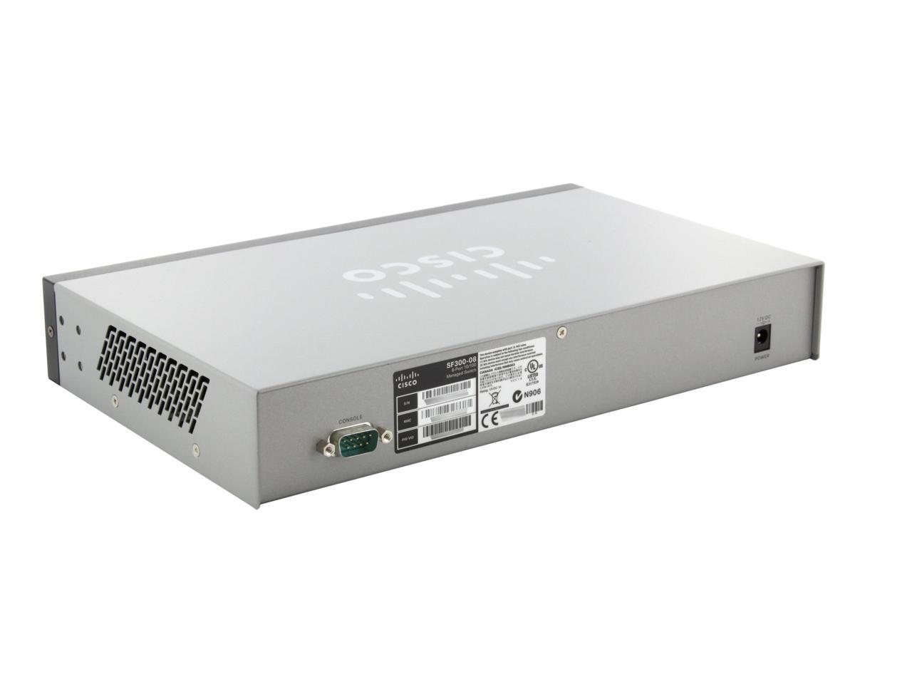 Cisco SF300-08 (SRW208-K9-NA) 8-port 10/100 Managed Switch - Newegg.com
