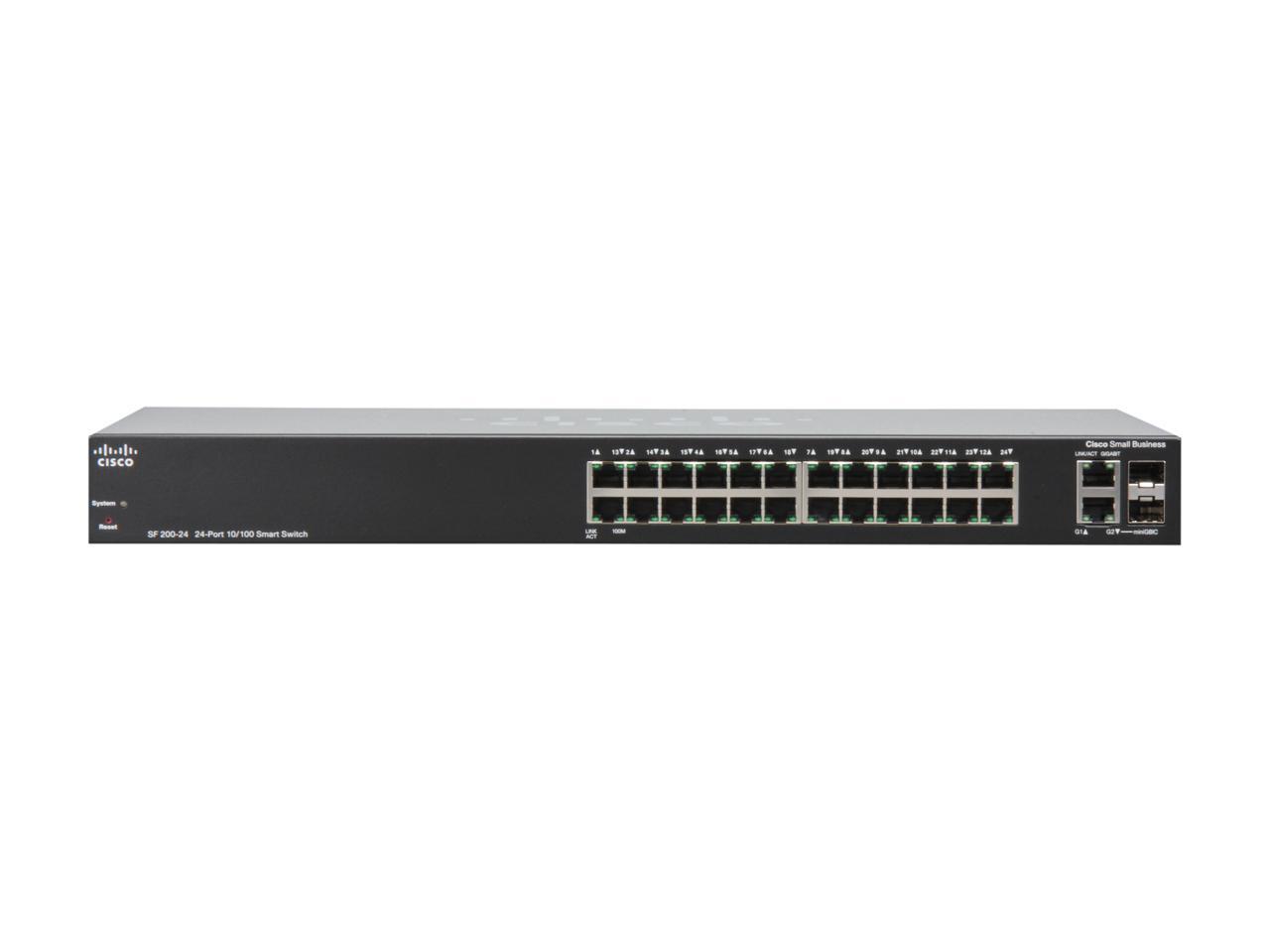 Cisco Small Business 200 Series SLM224GT-NA (SF200-24) Switch - Newegg.com