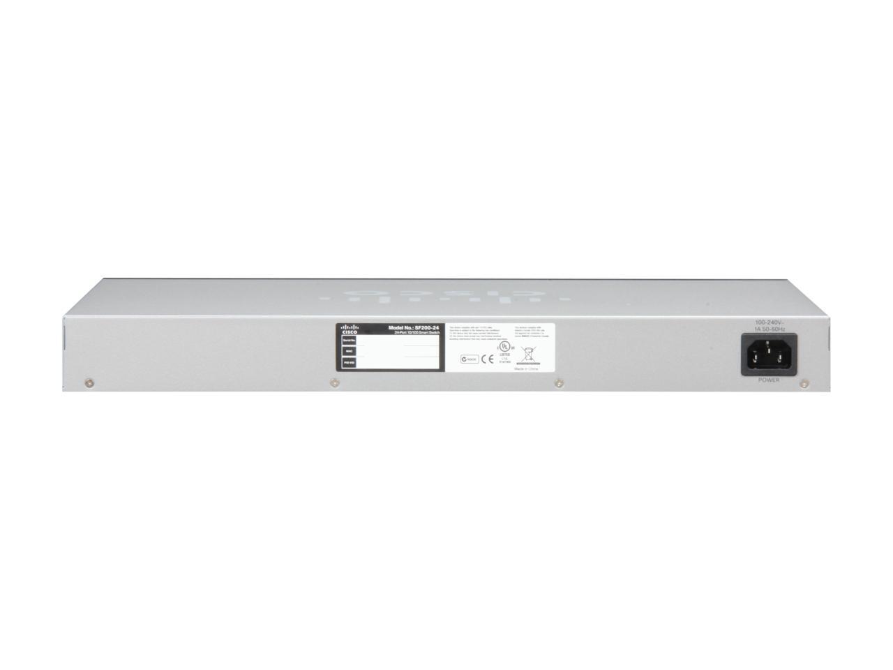 Open Box: Cisco Small Business 200 Series SLM224GT-NA (SF200-24) Switch ...