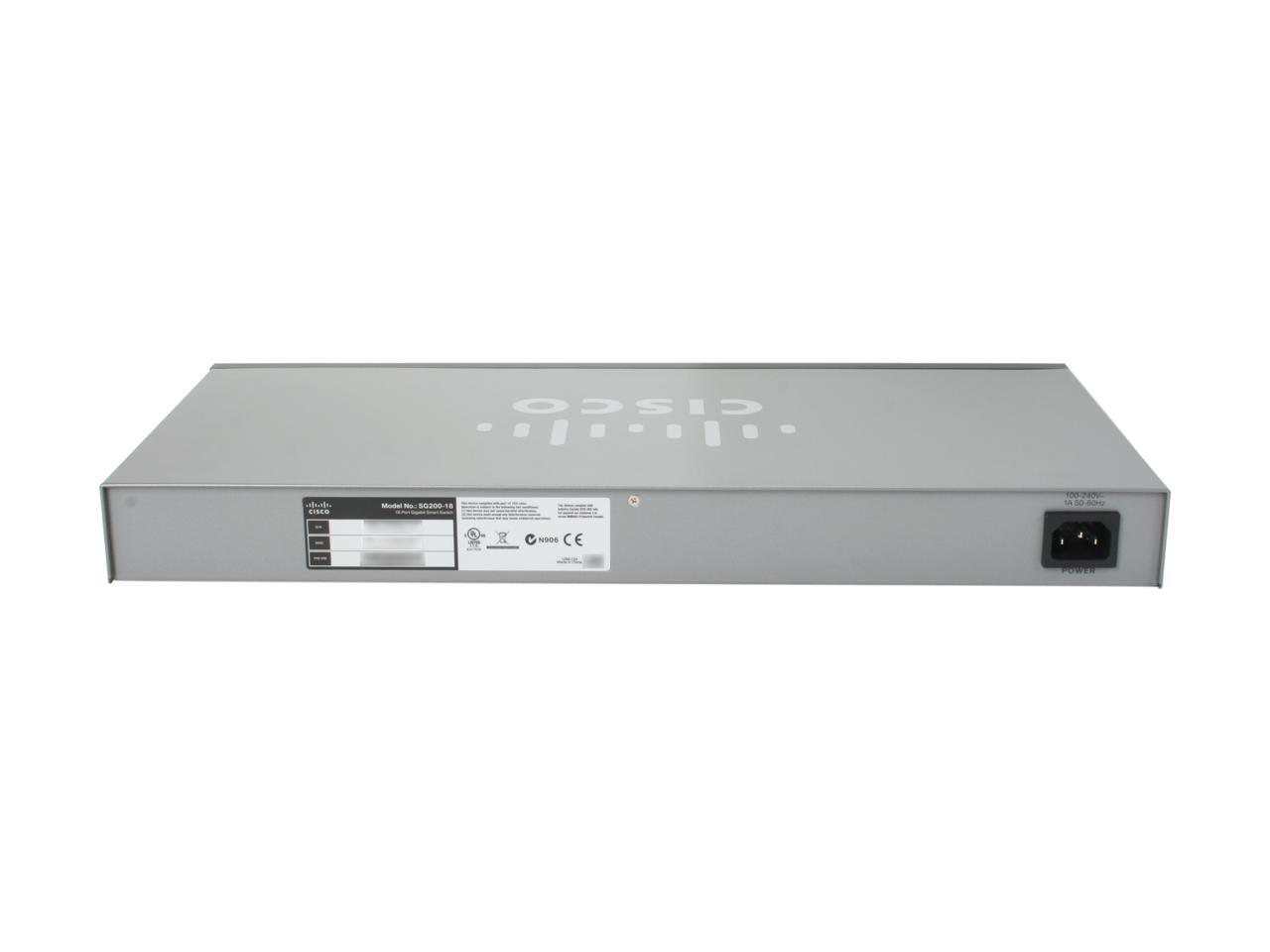 Cisco Small Business 200 Series SLM2016T-NA (SG200-18) Gigabit Switch ...
