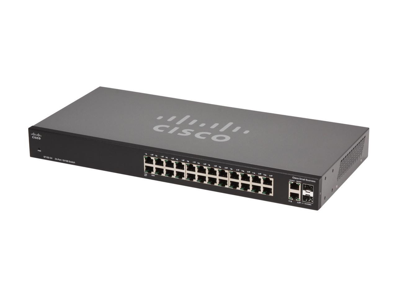 Cisco Small Business 100 Series SF102-24-NA 24-Port Gigabit Switch ...