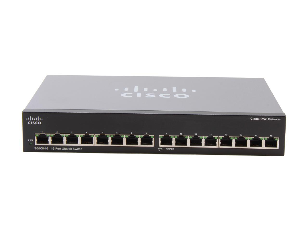 Cisco Small Business 100 Series 16-Port Gigabit Switch - Newegg.com