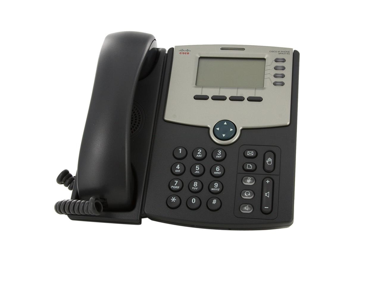 Cisco Small Business SPA514G 4-Line IP Phone with 2-Port Gigabit ...