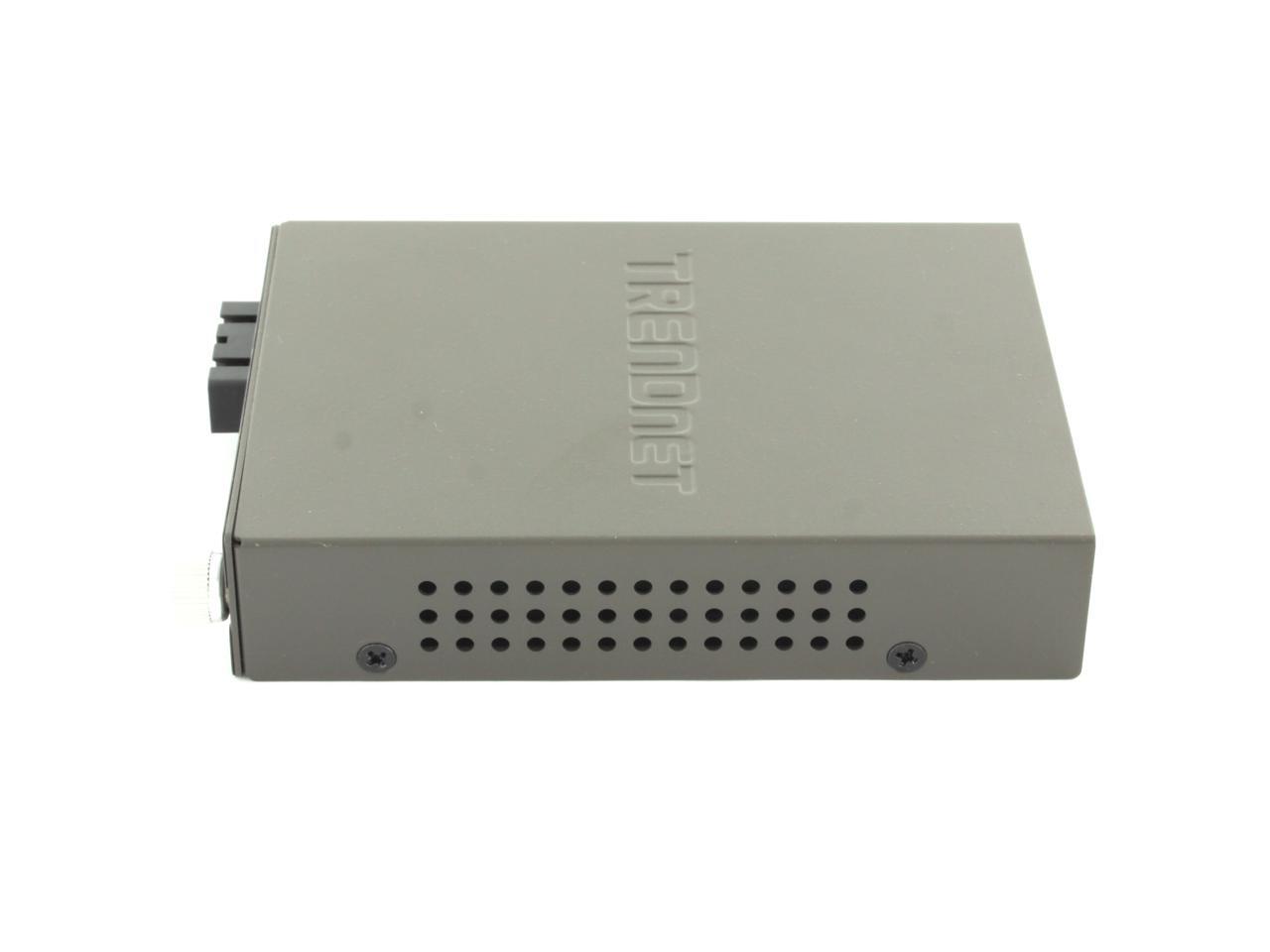 TRENDnet 100Base-TX to 100Base-FX Multi Mode SC Fiber Media Converter (2 Km, 1.2 Miles), Fiber ...