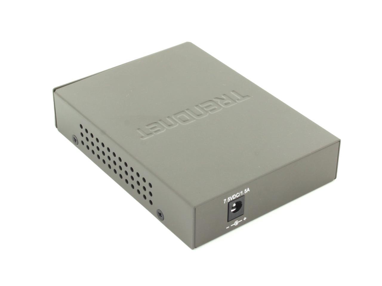 TRENDnet 100Base-TX to 100Base-FX Multi Mode SC Fiber Media Converter (2 Km, 1.2 Miles), Fiber ...
