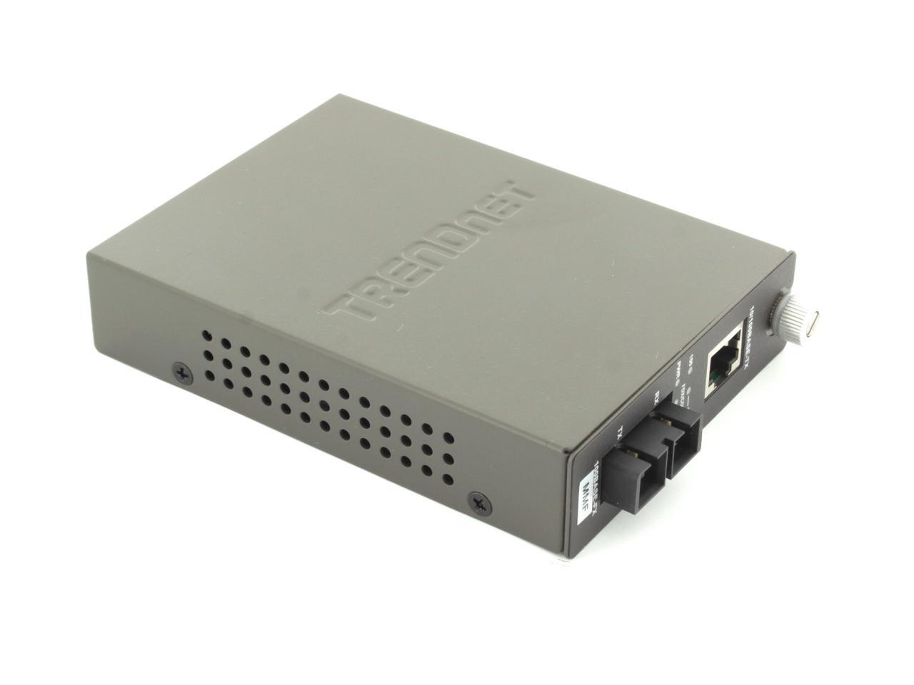 TRENDnet 100Base-TX to 100Base-FX Multi Mode SC Fiber Media Converter ...