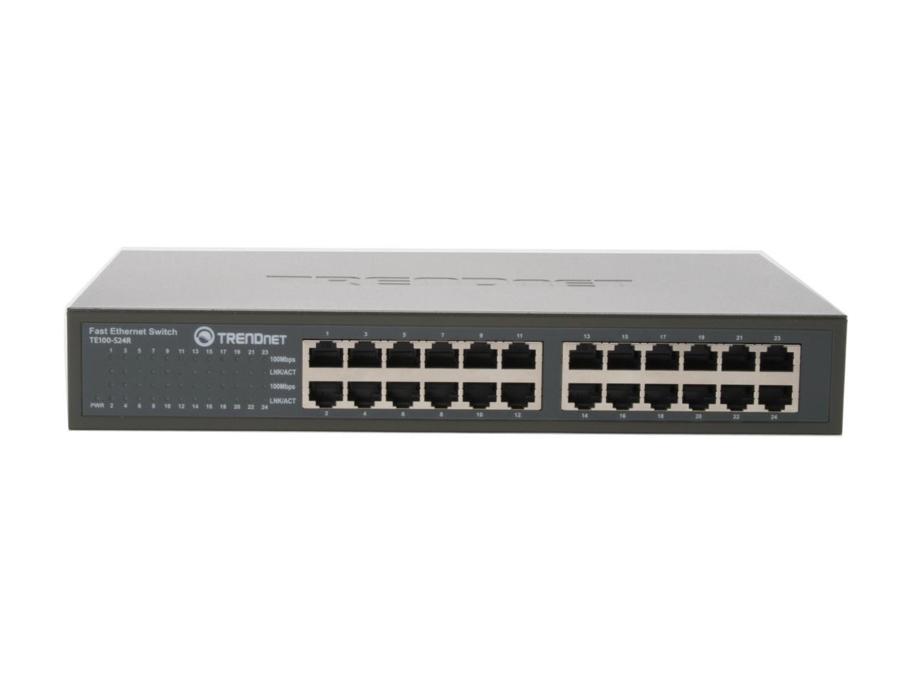 TRENDnet TE100-S24R Fast Ethernet Switch - Newegg.com
