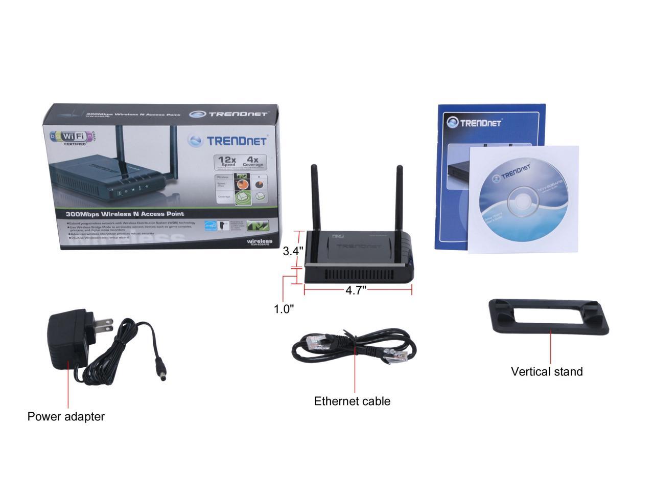 TRENDnet TEW-638APB N300 Wireless Access Point - Newegg.com