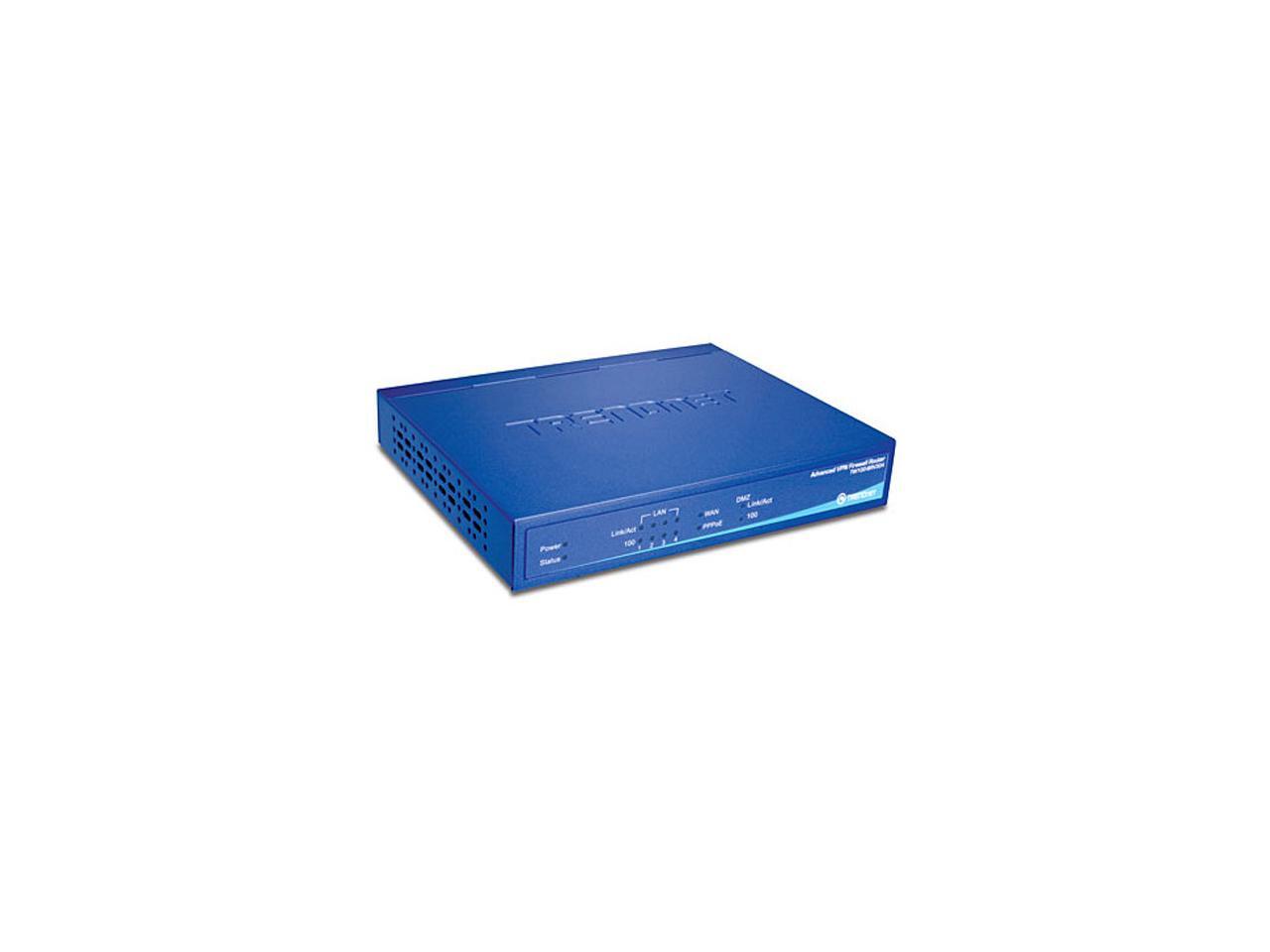 TRENDnet TW100BRV304 10/100Mbps 4-Port Advanced VPN Firewall Router ...