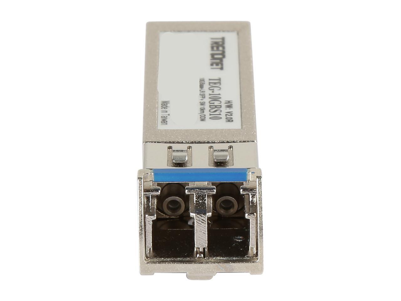 TRENDnet SFP to RJ45 10GBASE-LR SFP+ Single Mode LC Module, TEG-10GBS10 ...
