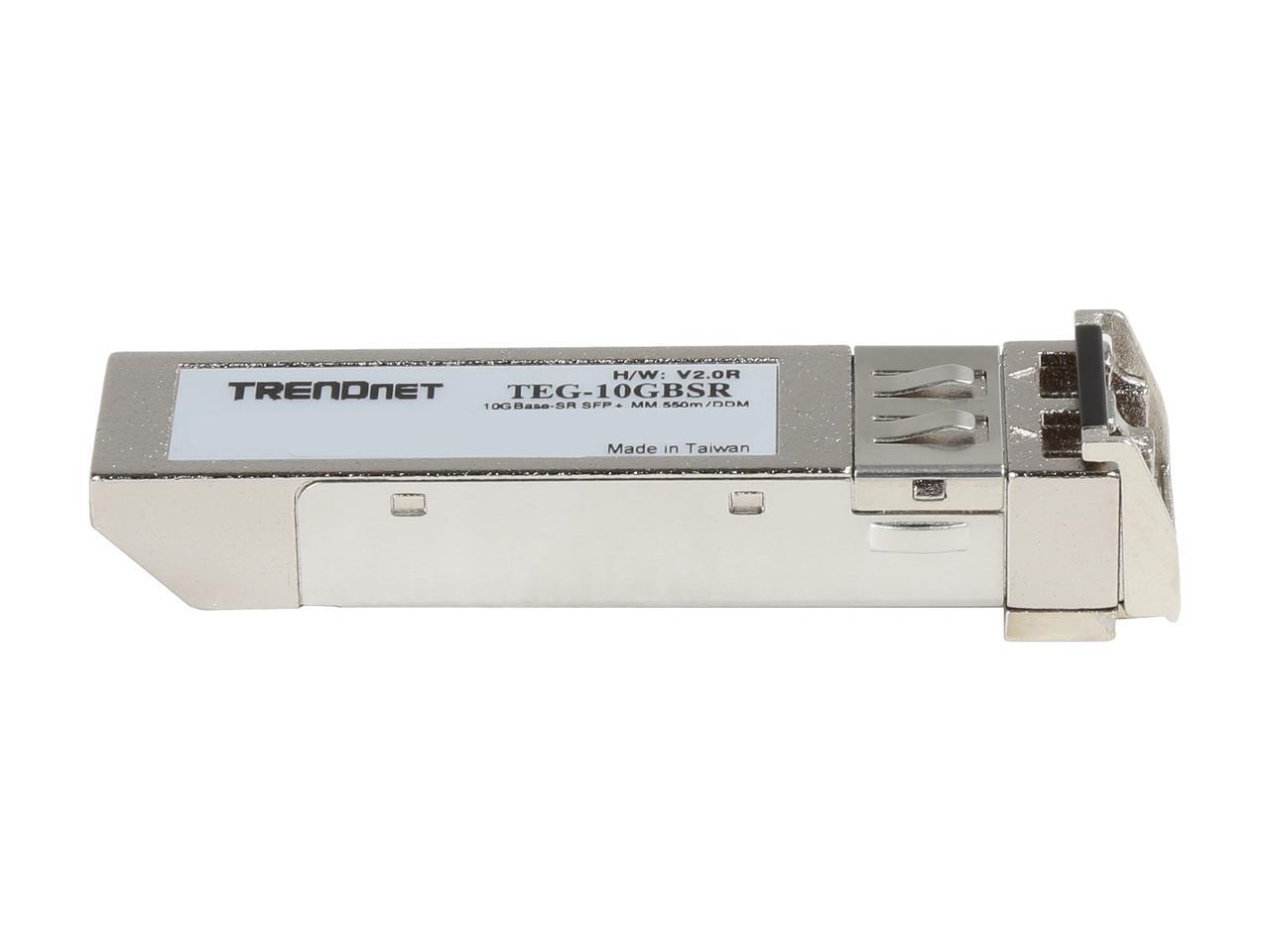 TRENDnet SFP to RJ45 10GBASE-SR SFP+ Multi Mode LC Module, TEG-10GBSR ...