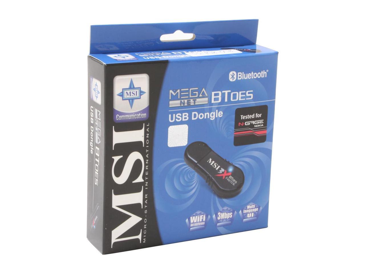 MSI BToes USB 1.1 Bluetooth Dongle - Newegg.com