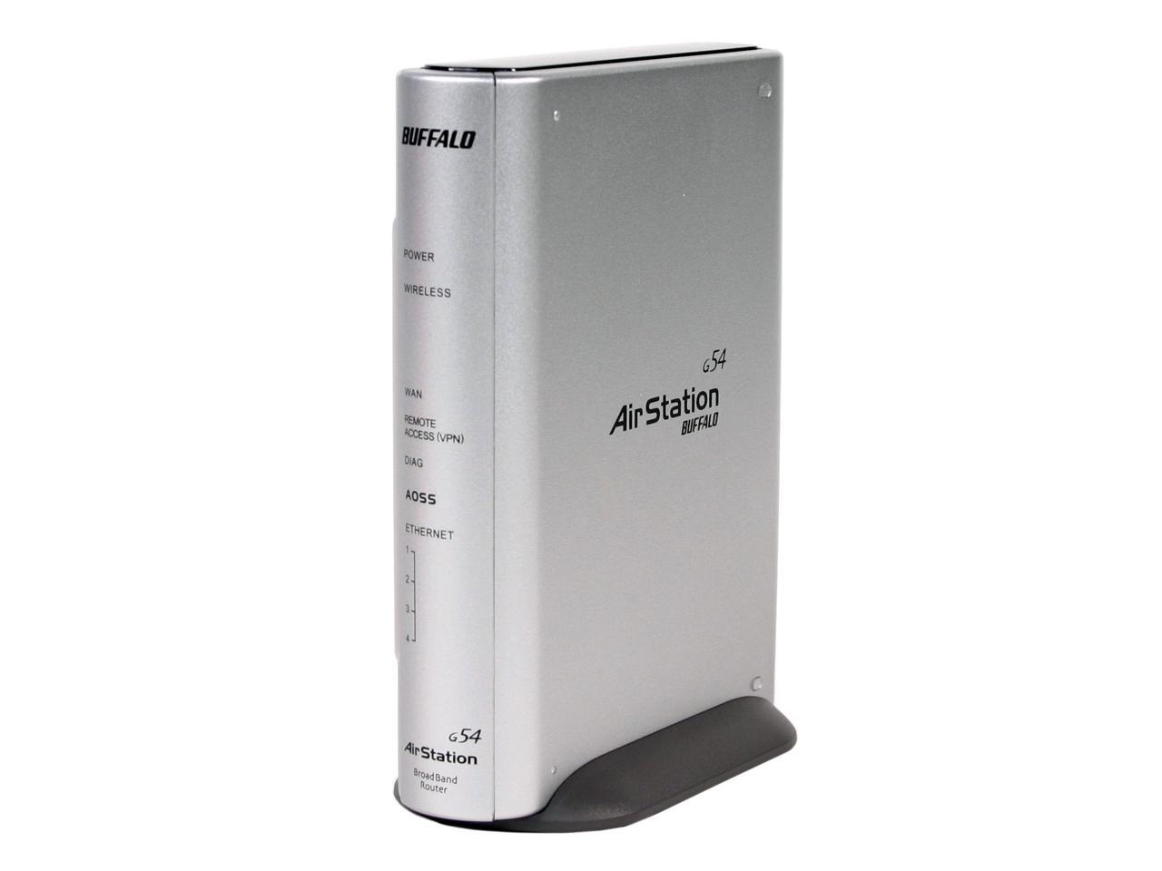 BUFFALO WZR-RS-G54 125 High-Speed Mode Wireless Secure Remote Gateway ...