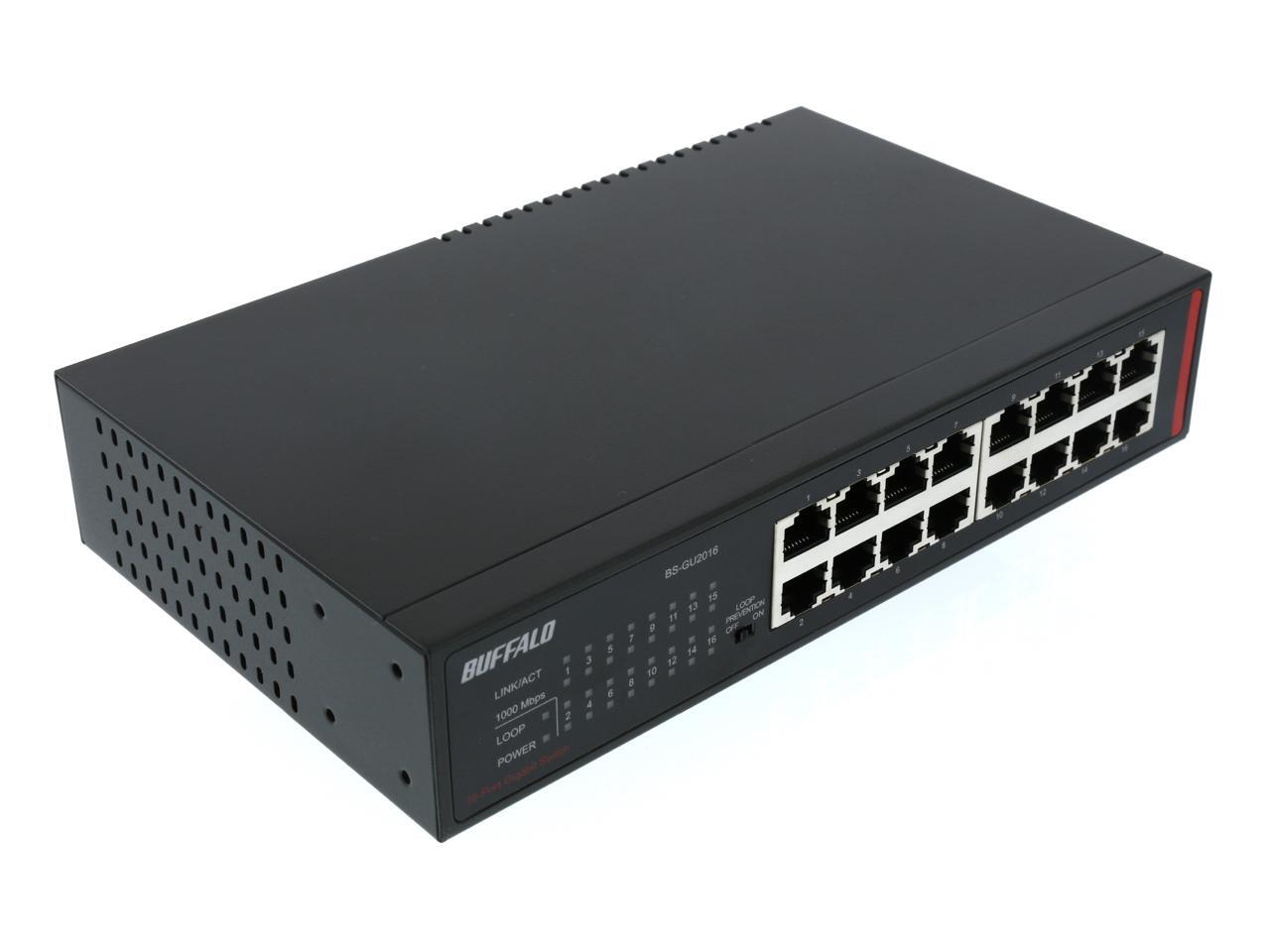 Buffalo BS-GU2016 16-Port Gigabit Green Ethernet Switch - Newegg.com