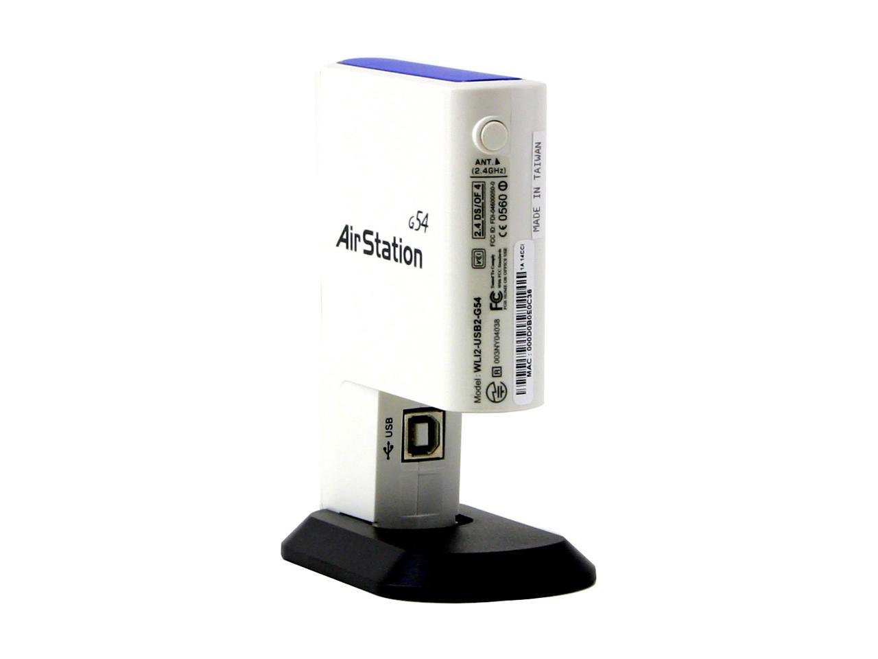 BUFFALO WLI2-USB2-G54 USB 2.0 Wireless Adapter with AOSS - Newegg.com