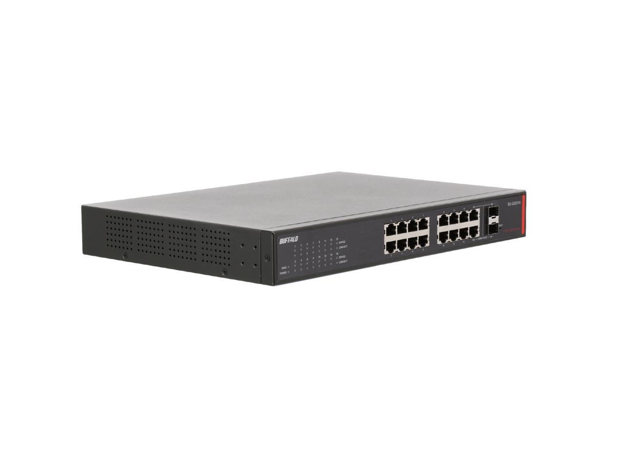 Buffalo BS-GS2016 16-Port Gigabit Green Ethernet Slots - Newegg.com