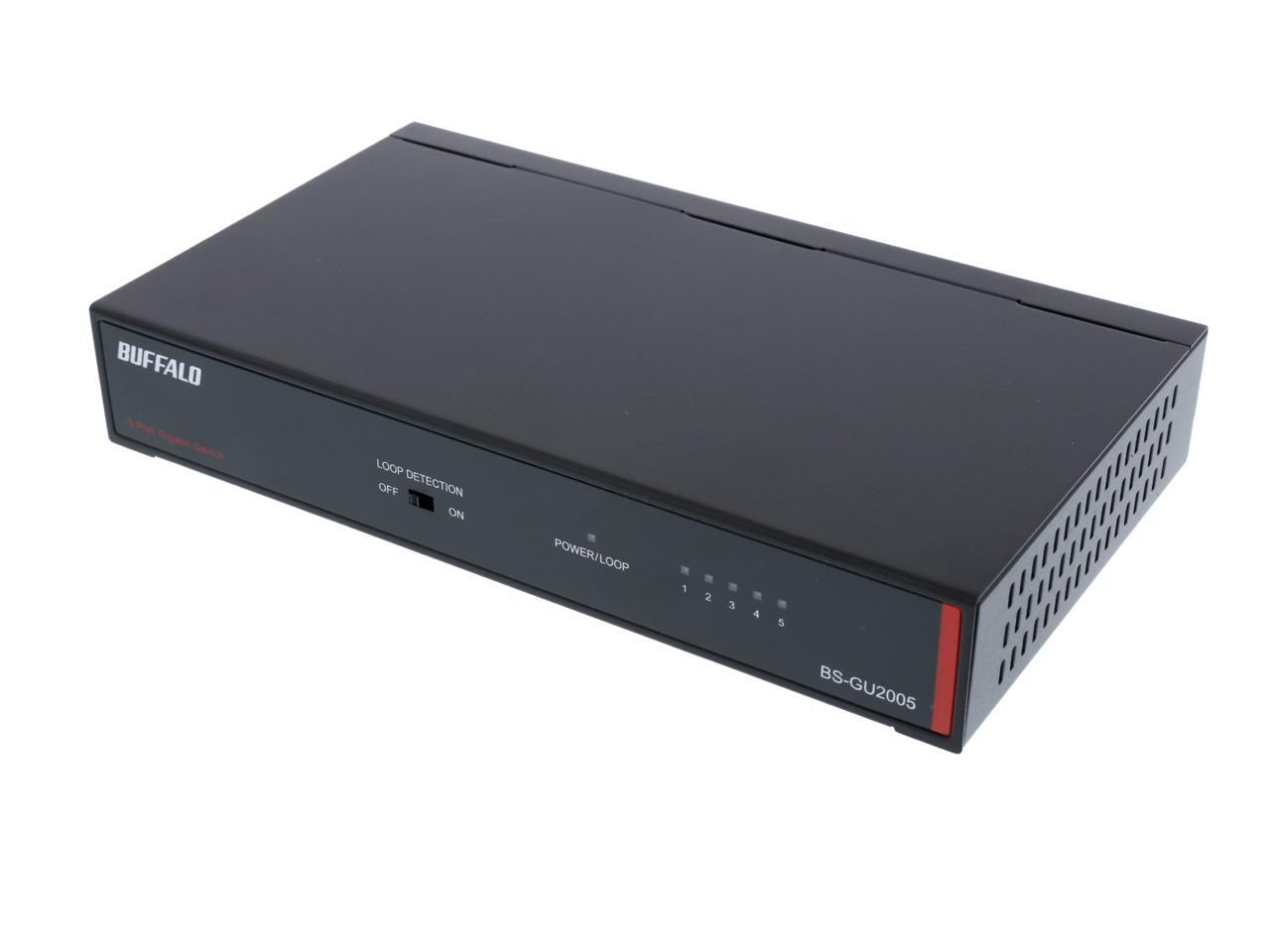 Buffalo BS-GU2005 5-Port Gigabit Green Ethernet Switch - Newegg.com