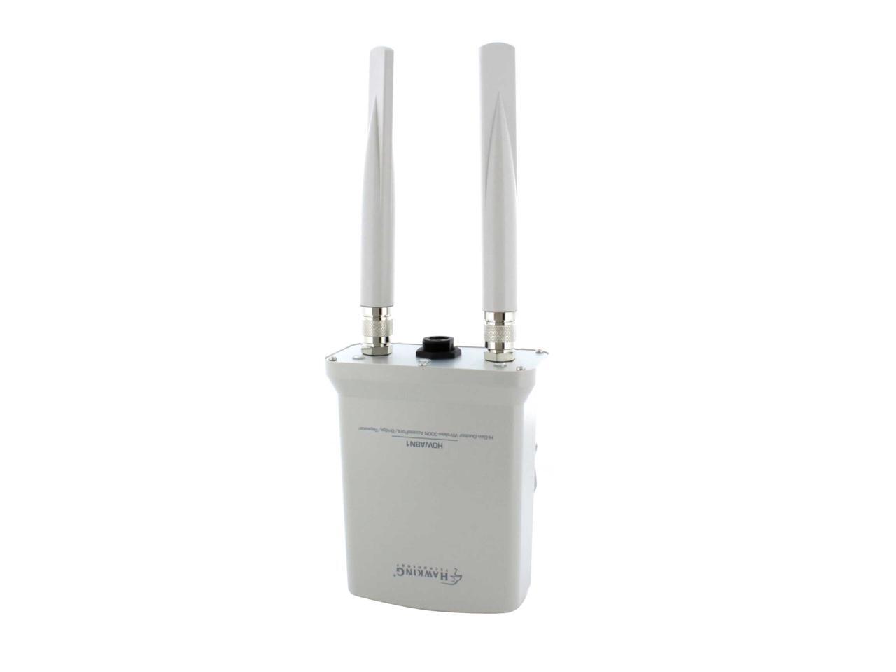 HAWKING HOWABN1 Hi-Gain Outdoor Wireless-300N Multifunction Access ...
