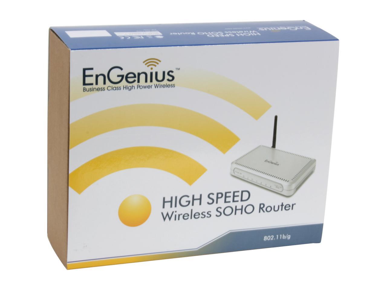 EnGenius ESR-1220 High Power 802.11g Wireless Router w/ Removable ...