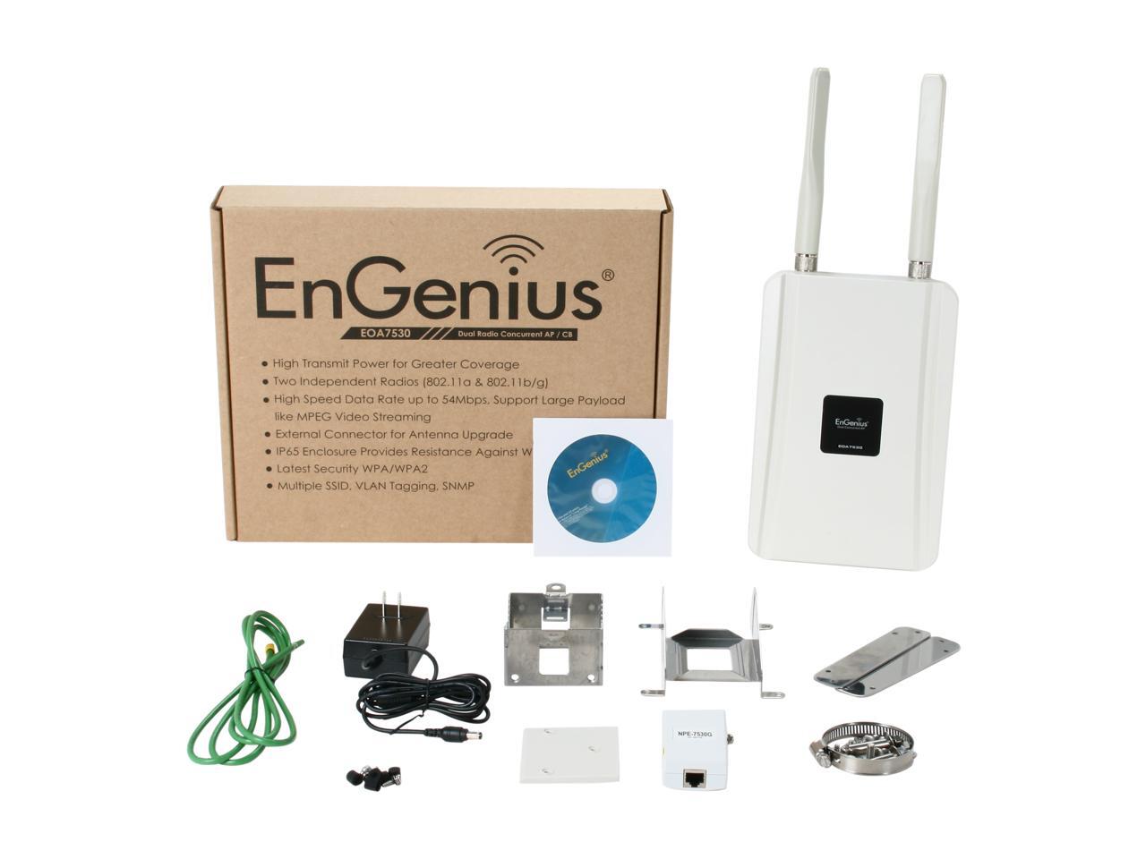 EnGenius EOA7530 802.11a/b/g Outdoor Dual Radio Repeater / Access Point ...