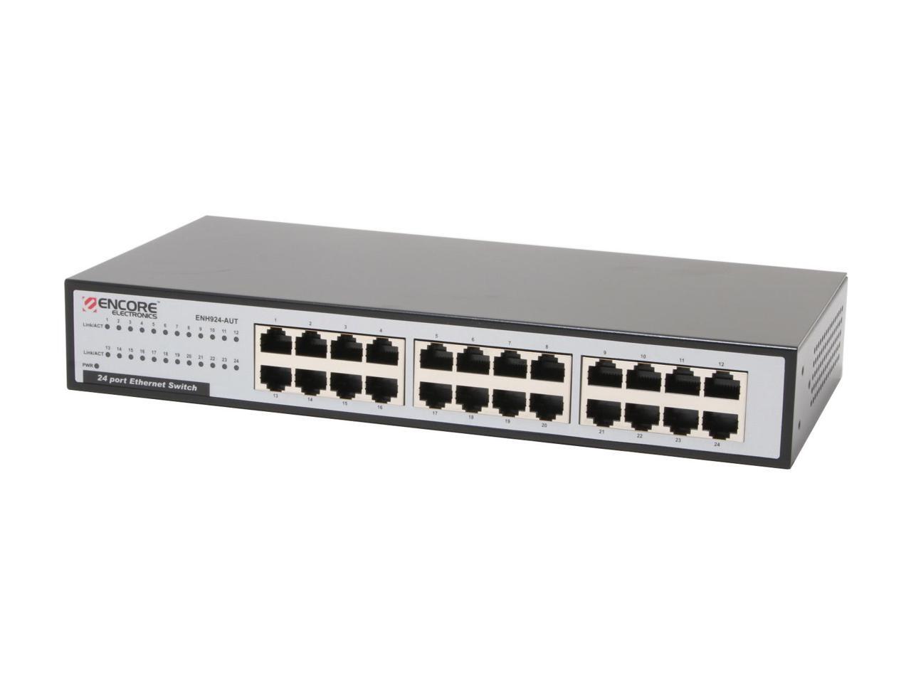 ENCORE ENH924-AUT High-performance Fast Ethernet Switch - Newegg.com