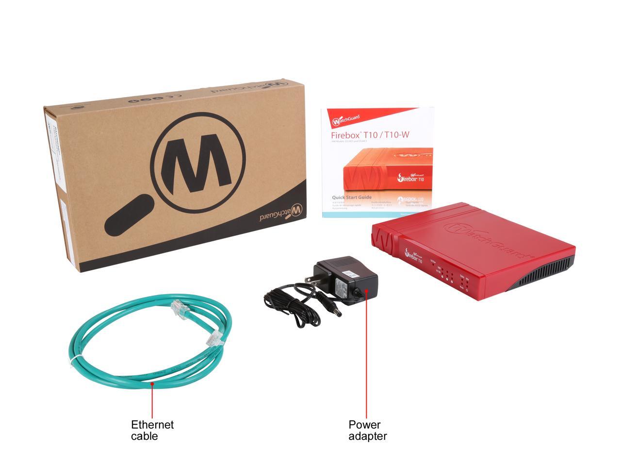 WatchGuard Firebox T10 Network Security/Firewall Appliance (3 YR ...