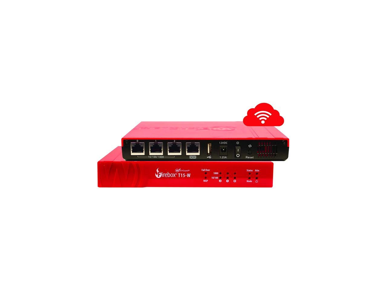 WatchGuard Firebox T15-W with 1-yr Basic Security Suite (WW) - Newegg.com