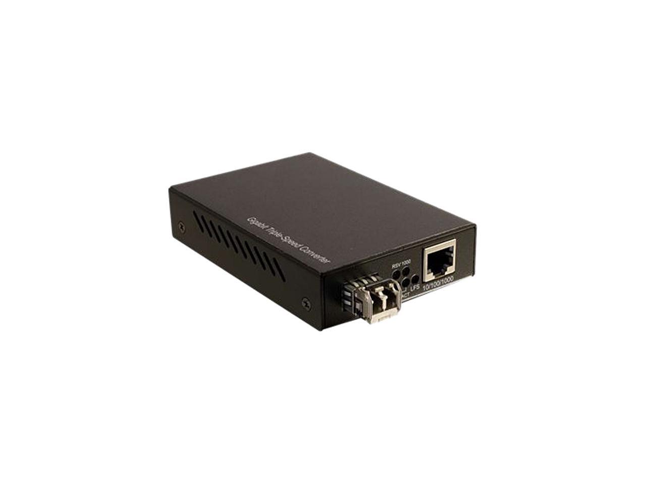 C2G 10/100/1000 Base-TX to 1000Base LC Gigabit Media Converter - Newegg.com