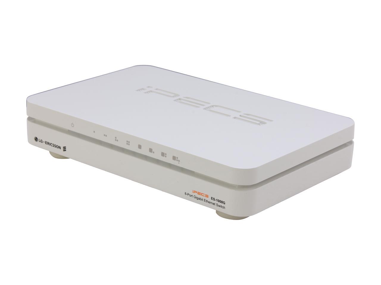 LG-Ericsson iPECS ES-1008G 8-Port Gigabit Ethernet Unmanaged Switch ...
