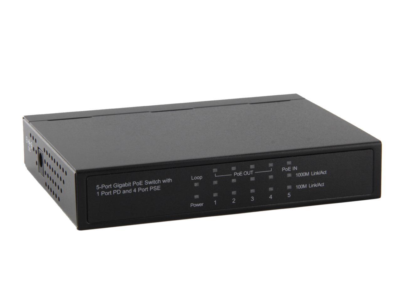 LG-Ericsson ES-1205GPD 5-Port iPECS Gigabit PoE Ethernet Switch ...